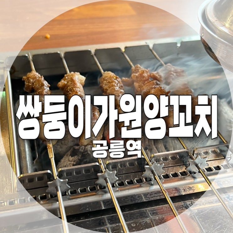 공릉역 쌍둥이가원양꼬치양꼬치와 시원한 맥주의 조합 네이버 블로그