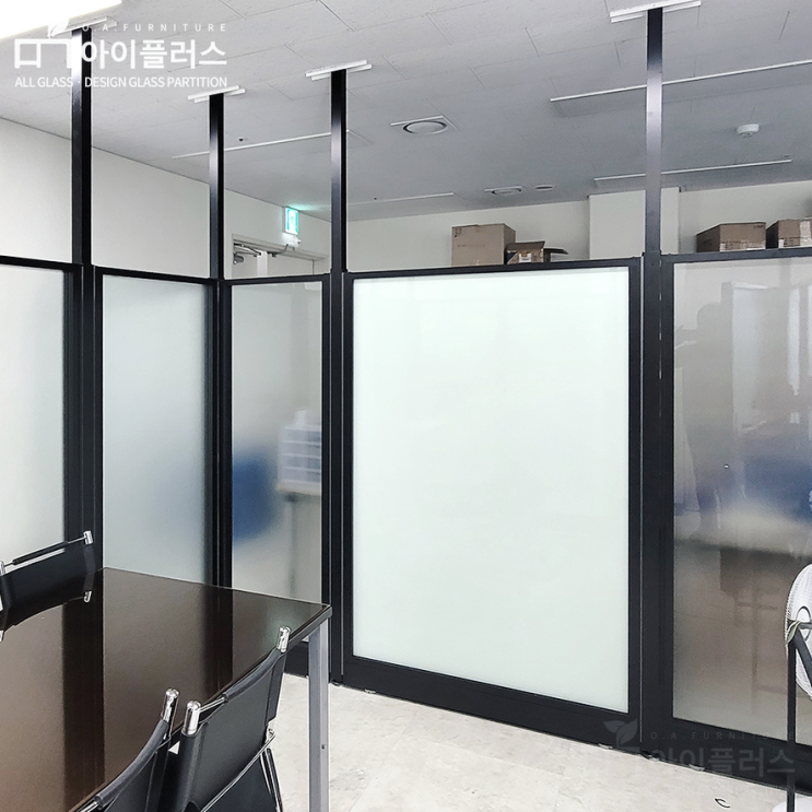 안양 사무실 불투명 강화유리파티션 로고 및 화이트보드 유리칠판 칸막이 0289 네이버 블로그