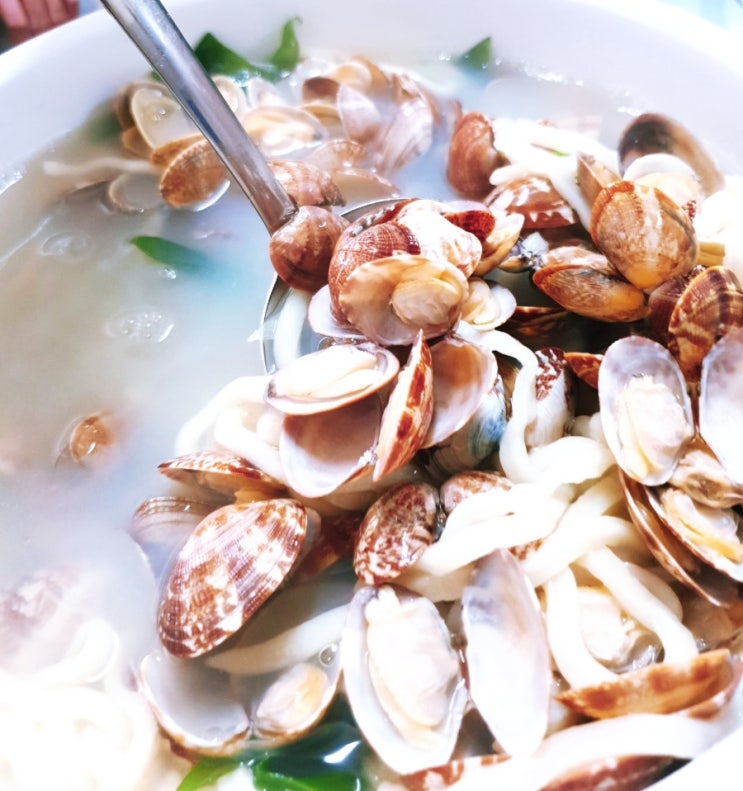 비 오는 날 신대방삼거리역 즉석 바지락손칼국수 국내맛집여행 : 네이버 블로그