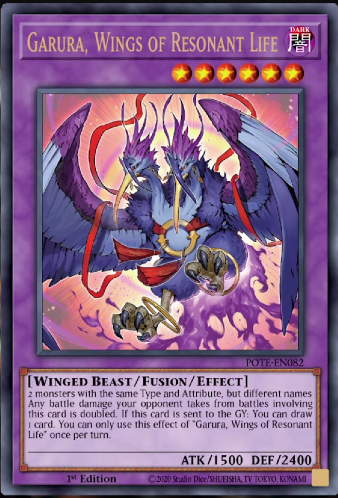 [유희왕/TCG] Yu-Gi-Oh! TCG "POWER OF THE ELEMENTS" 수록 "Garura, Wings of ...