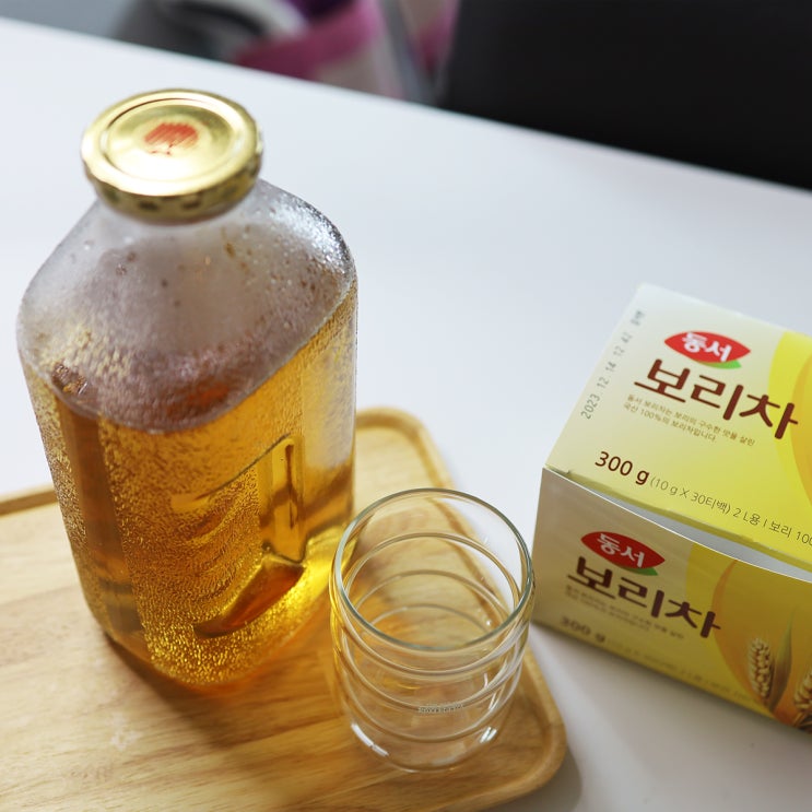 동서 보리차 냉장고 패키지 카페인 없는 건강차 보리차 티백 네이버 블로그