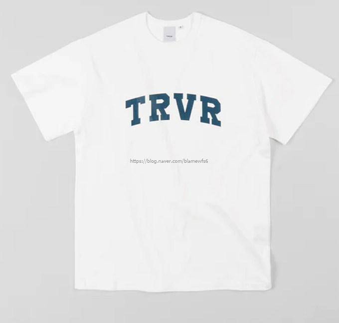 전참시 정재형 반팔 티셔츠 티알브이알 TRVR Short Sleeve U-Graphic White/Navy 전지적참견시점 209회 옷 패션 : 네이버 블로그