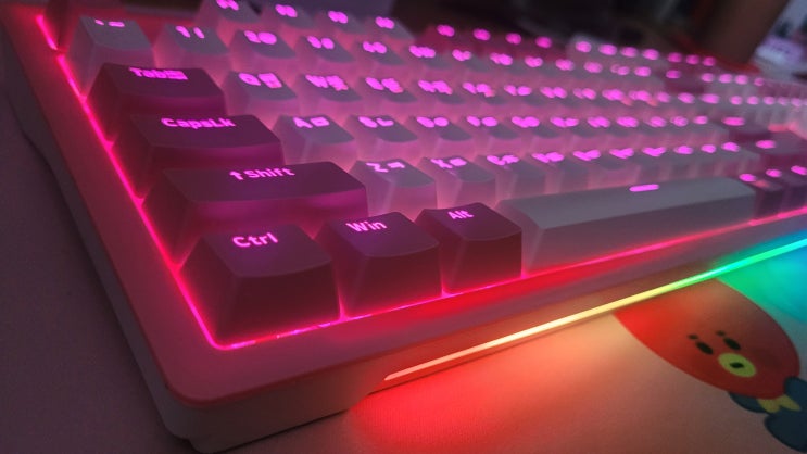 [ABKO 키보드] 앱코 AN02 핑크 적축 게이밍 키보드 (+다음에 살 거 예고) : 네이버 블로그