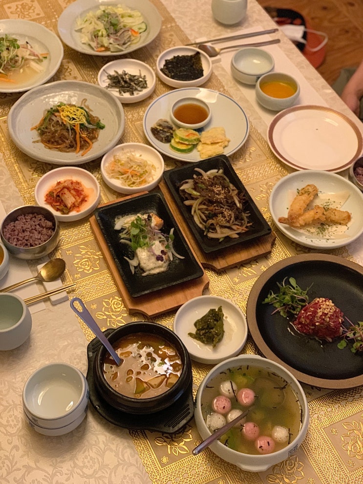 고풍스러운 개별룸식당 명동한정식 맛집 명동정 가족모임 회식 상견례 장소 추천 네이버 블로그