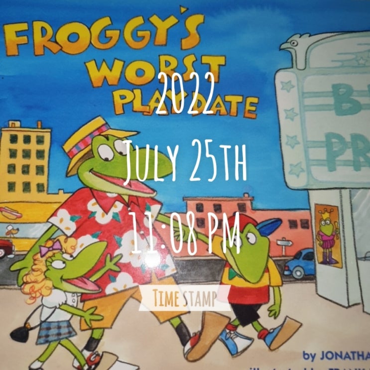[1일1영어그림책]Froggy's Worst Playdate : 네이버 블로그