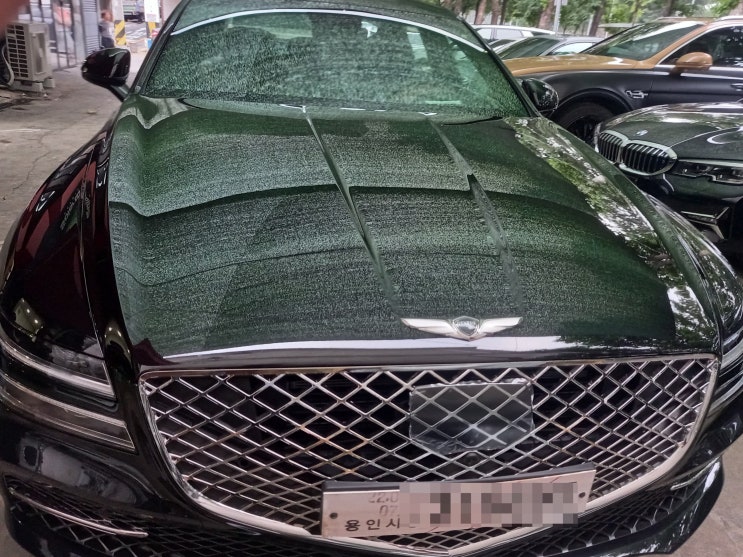 현대 제네시스 G80 아이나비 블랙박스 QXD7000 128G 메모리카드 주차충격알림 핸드폰전송 커넥티드 프로 플러스 도곡동포이동 블랙박스 보조배터리 하이패스 매립시공 전문 ...