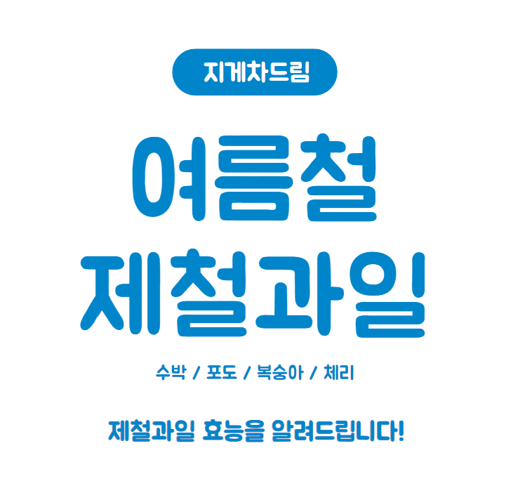 여름철 제철과일 효능 수박 포도 복숭아 체리 네이버 블로그