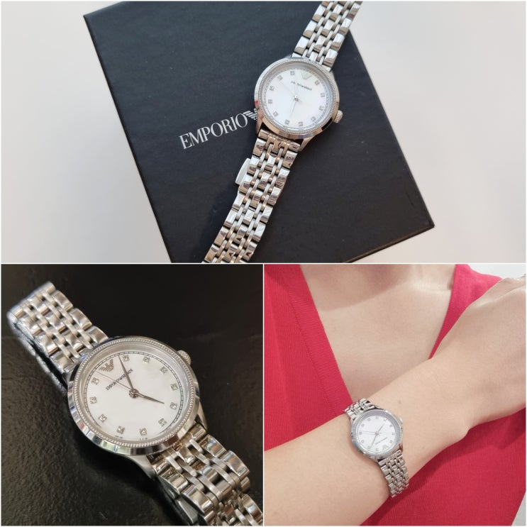 알마니 메탈시계(AR1803) 여자시계 여름에 포인트주자 : 네이버 블로그