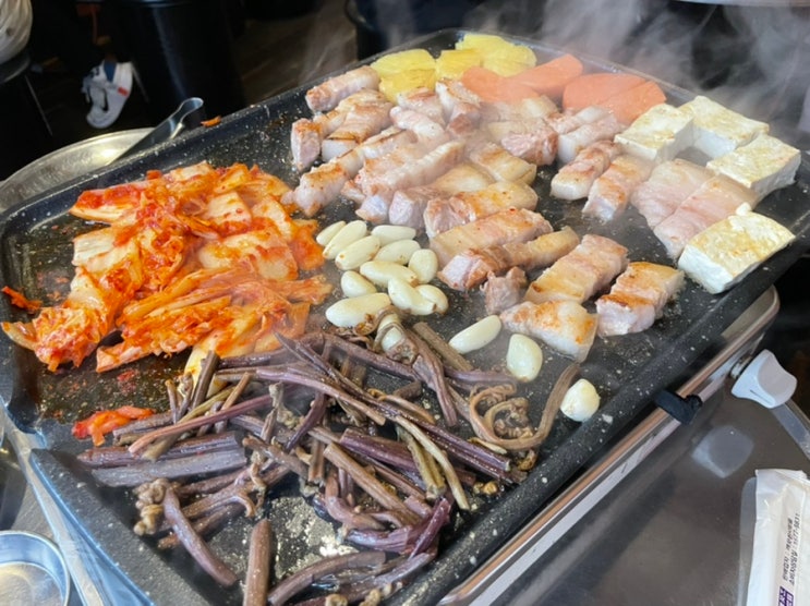 부산 하단 고기집 가락타운 앞에 위치한 삼겹살 맛집 킹콩김치삼겹 네이버 블로그