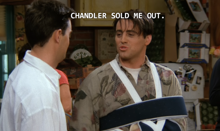 영어공부 영어회화 이디엄 프렌즈 시즌 3-3 sell me out : 네이버 블로그