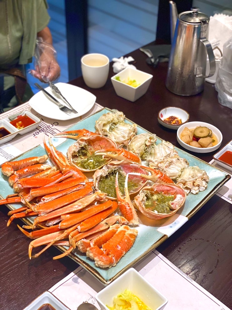 군자아차산맛집 크래버대게나라 광장점에서 대게 먹었어요 대게맛집 룸식당 추천 네이버 블로그