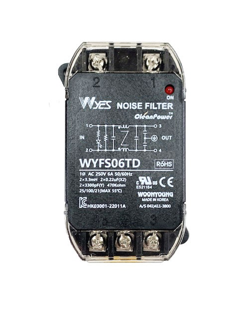 WYFS06TD 운영와이즈 단상 6A 250V 찬넬식 노이즈필터 : 네이버 블로그