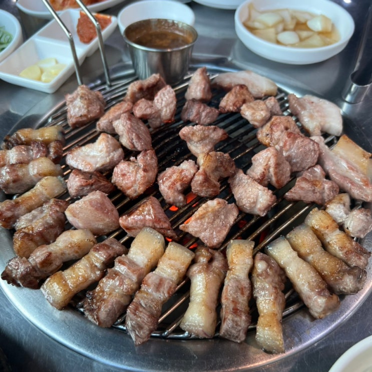 제주 애월 맛집 근고기흑돼지가 맛있는 칠돈가 유수암점 솔직후기 네이버 블로그