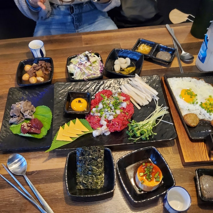 대구 옥포지구 육회 낙지탕탕이 맛집 볼빨간 뭉티기 육회 네이버 블로그