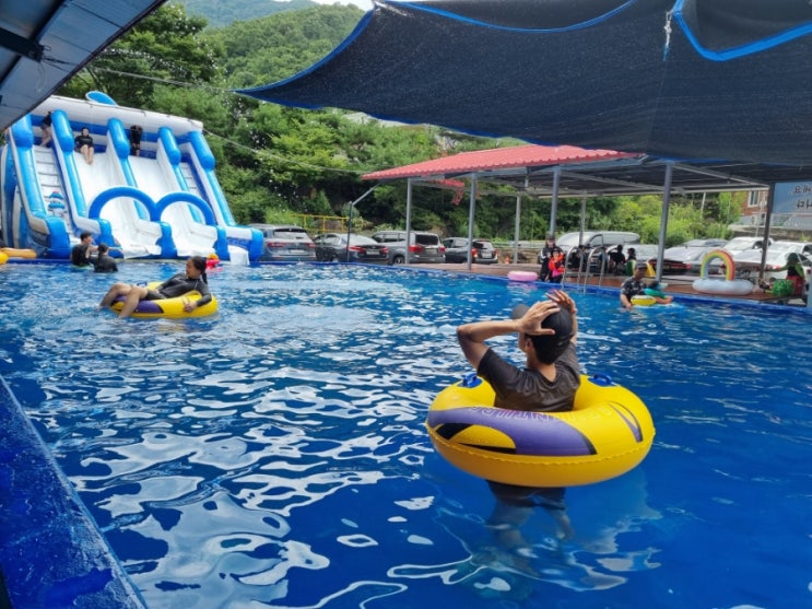 대전 근교 운주계곡 평상 치다 알게된 운주안심골유원지 수영장 다녀옴 : 네이버 블로그