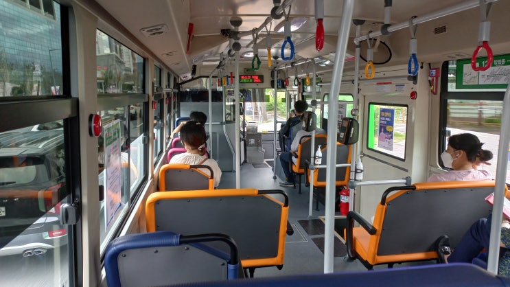 대전 121번 버스 9370호 내부 : 네이버 블로그