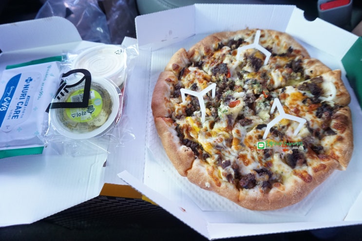 옥정동피자 킴브로스 고구마크림치즈불고기피자 M사이즈! : 네이버 블로그