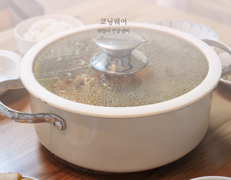 코닝웨어 라일리 전골냄비 열전도율 좋은 이쁜 스텐냄비 네이버 블로그