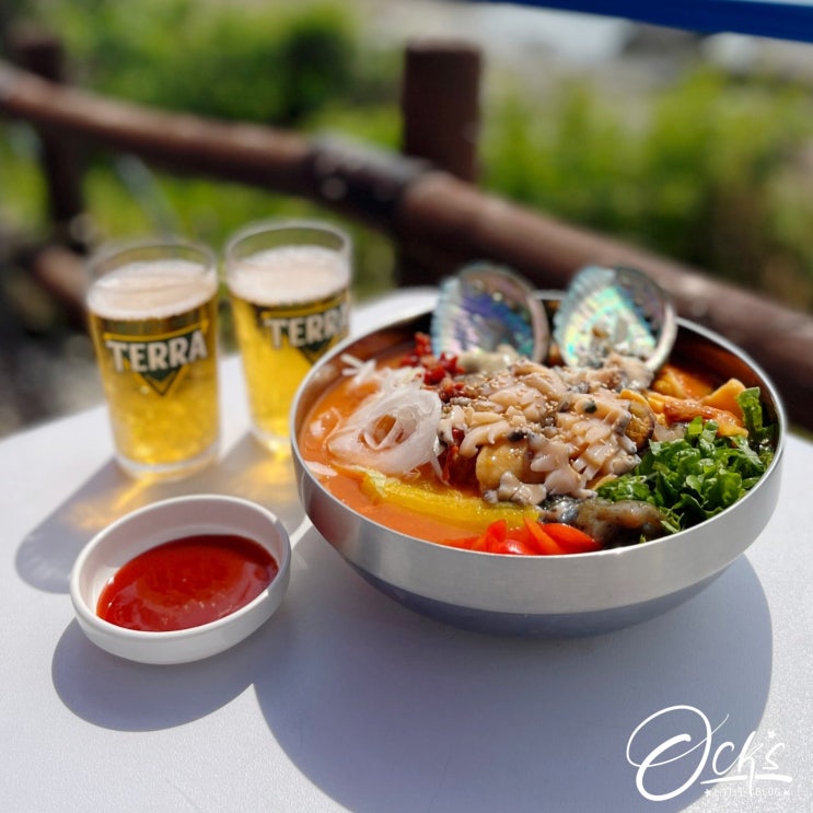 전북 부안 변산 뷰 맛집 동훈수산 변산반도 채석강 바다길 포차 식당 물회 네이버 블로그