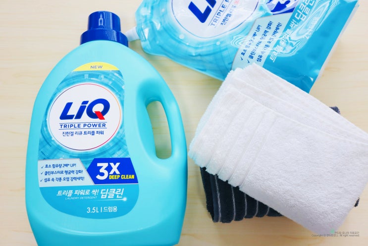 리큐 진한겔 딥클린 트리플파워 드럼세탁기 액체세탁세제 추천 네이버 블로그