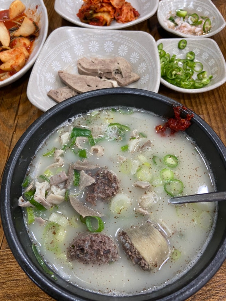 대전 유성온천역 해장하기 좋은 국밥 맛집 아리랑 옛날순대 네이버 블로그