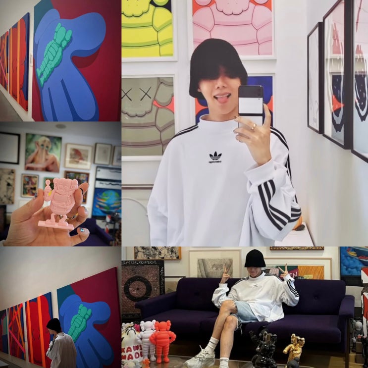 [방탄소년단 BTS] 220803 제이홉의 인스타 업데이트 (with KAWS) : 네이버 블로그