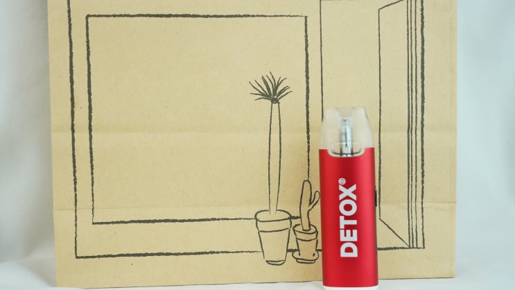 부푸 브이쓰루 브이스루 디톡스 레드 에디션 리뷰 Voopoo V Thru pro DETOX Red Edition 입호흡 CSV ...