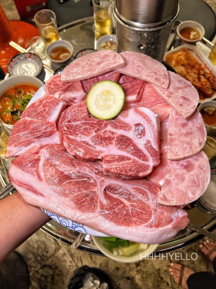 신촌맛집 넙딱집 프리미엄 제주돼지 특수부위 고기집 사이드까지 최고 네이버 블로그