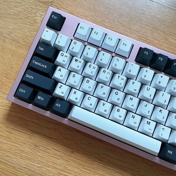 콕스 CA108BT 로즈골드 풀 알루미늄 키보드 리뷰! : 네이버 블로그