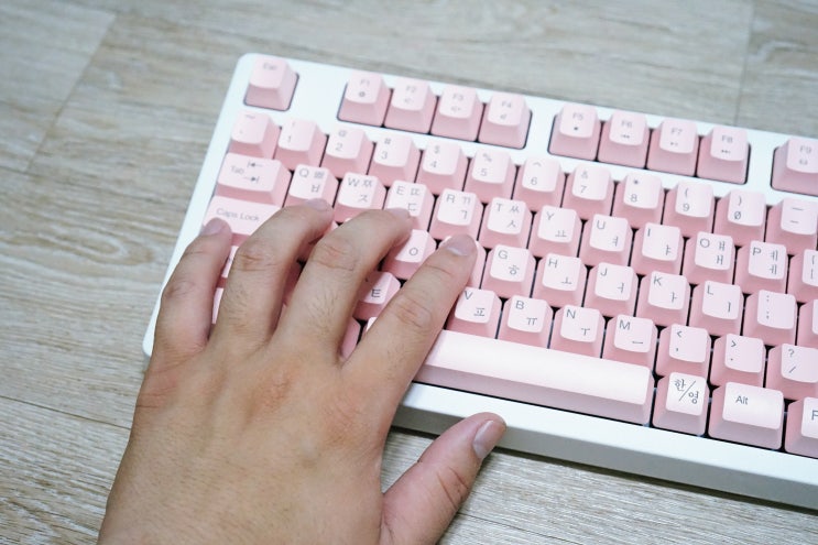 무선 키보드 마우스 세트 큐센 MK450 핑크핑크해 : 네이버 블로그