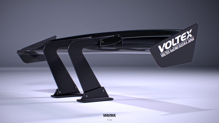 볼텍스 스완넥 리어윙 Type 10 모델링 / Voltex Swan Neck Rear Wing Type 10 : 네이버 블로그