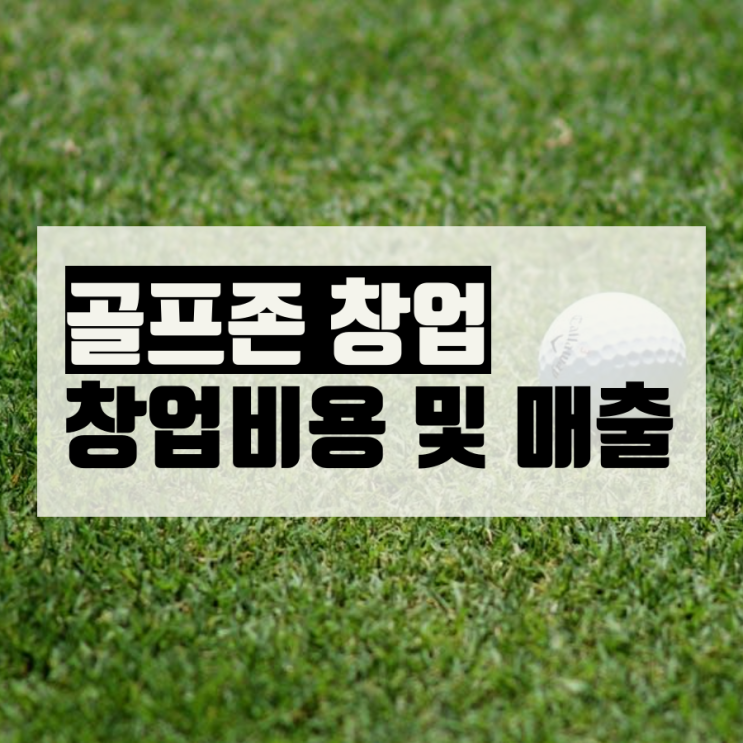 골프존 창업비용 및 매출정보 Ft 프렌차이즈 사업분석 네이버 블로그