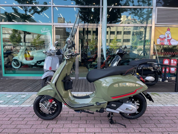 베스파 스프린트 S 125 그린카키 Vespa Sprint S 125 신차 출고 부산 피아지오 베스파 서면 네이버 블로그