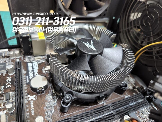 잘만 Cnps80g 공랭식 Cpu쿨러 장착합니다 4pin Pwm 지원 수원컴퓨터수리 컴퓨터조립 네이버 블로그