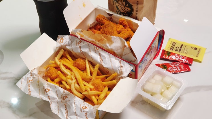 후참 후라이드 참 잘하는집 핫토스 치킨 거여 마천점 배달 후기 네이버 블로그