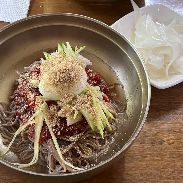 가평 진골 원조 막국수 / 내돈내산 코다리 막국수 애견 동반 맛집 솔직후기 : 네이버 블로그
