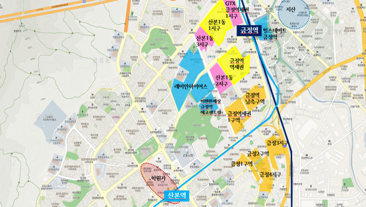 경기도 군포시 금정역 주변 초기 재개발구역 및 힐스테이트금정역 임장기발품220806 네이버 블로그