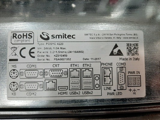 SMITEC POSYC 4220 터치패널 파손 수리 / 이천시장비용모니터수리,여주시장비용모니터수리,용인시장비용모니터수리,광주시장 ...