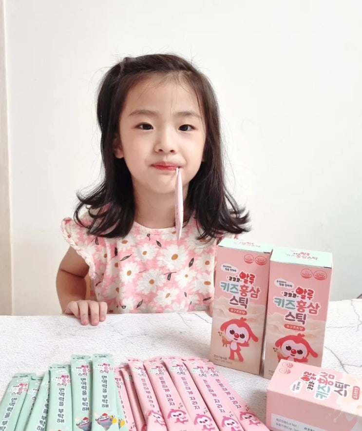 어린이홍삼 우리 아이 홍삼 코코코알루 키즈홍삼 스틱으로 맛있게 챙겨요 네이버 블로그