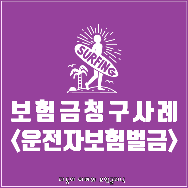 운전자보험 벌금 보험금청구 사례 공유해드립니다! : 네이버 블로그