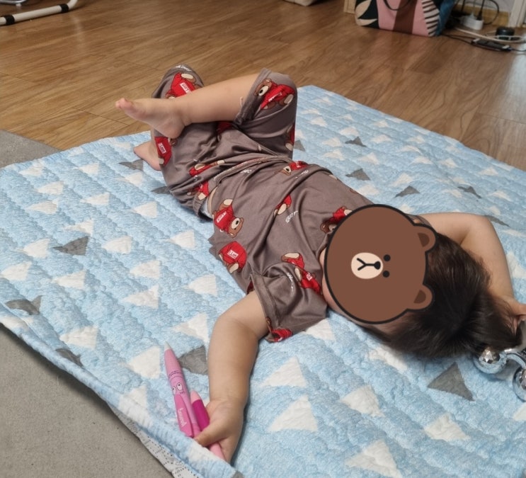 주간일기30개월 아기 육아일상 버미아빠 코로나확진 가정보육 자란다 선생님 방문 네이버 블로그