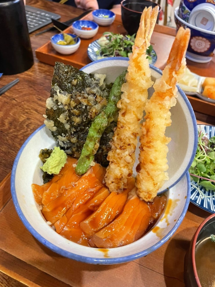 송도 트리플스트리트 맛집 저스트텐동 송도트리플스트리트점 네이버 블로그