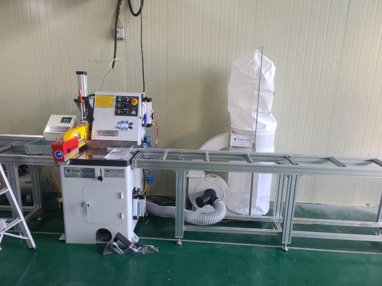 톱기계 설치 시운전 전문, JIH-18D 프로파일절단기 설치 : 네이버 블로그