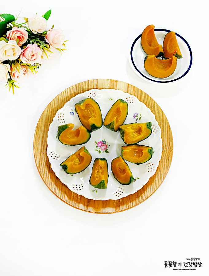 미니 단호박 찌는법 전자레인지 찜기 8월 제철음식 보우짱 단호박 요리 네이버 블로그