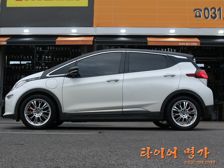 쉐보레 볼트 Ev 17인치휠 전용휠 바라쿠다 쓰나미휠 실버폴리쉬 교체 장착 김포 구래동 타이어 명가 매장 네이버 블로그