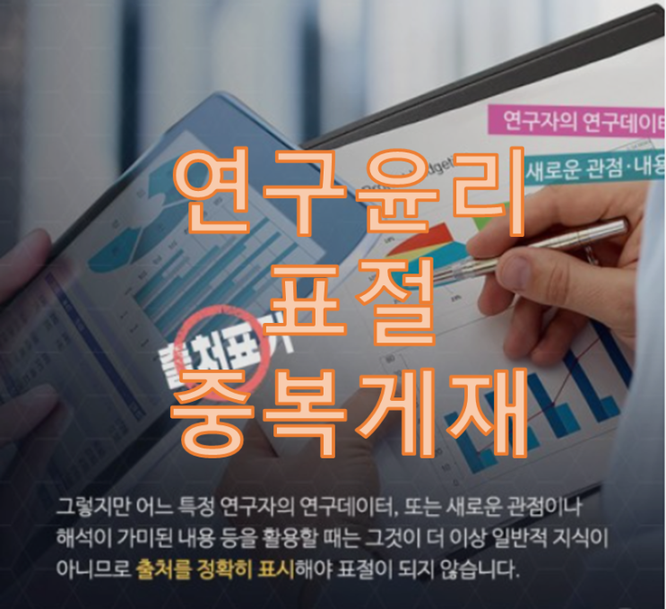 표절의 판단 기준 연구윤리 위반 네이버 블로그