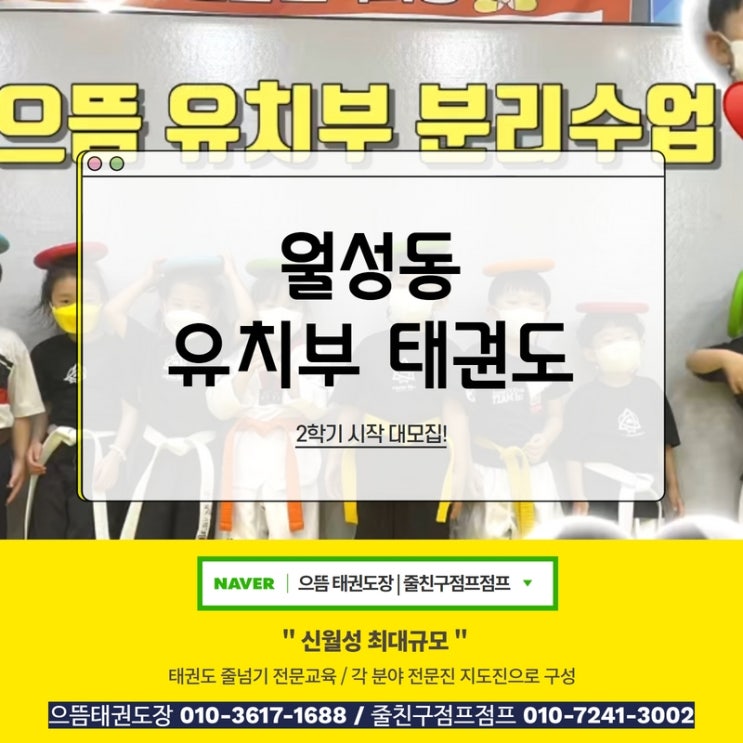 월성동 유치부 태권도 2학기 시작 대모집 네이버 블로그