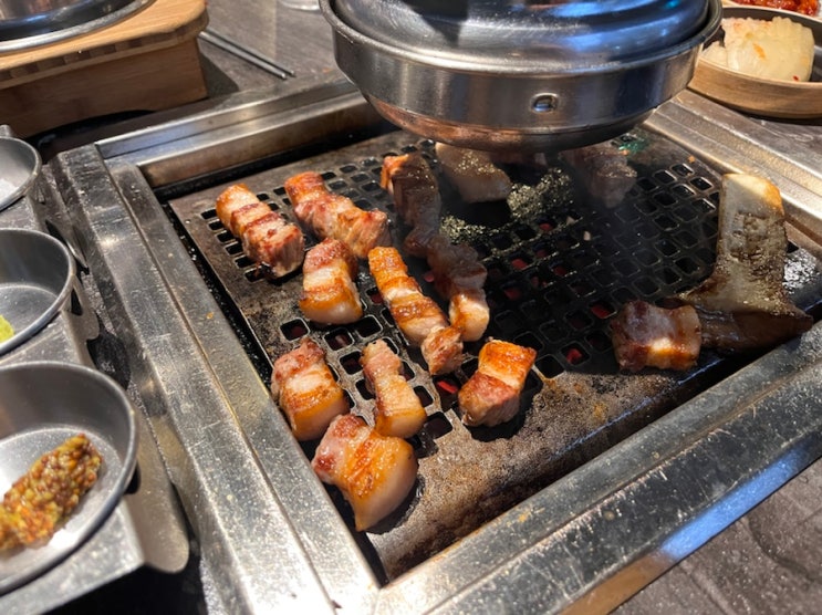 홍대 맛집 추천 합정 고기집 육지 웨이팅 테이블링 팁 네이버 블로그