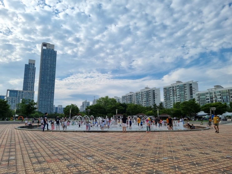 인천 아기랑 갈만한 곳3 송도 해돋이공원 바닥분수 네이버 블로그