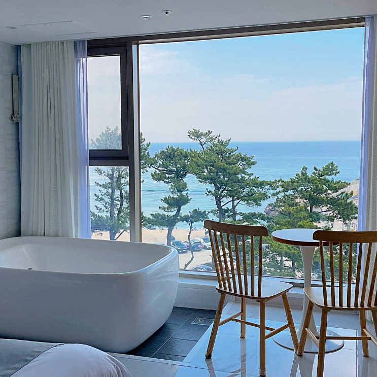 강릉 안목해변 숙소 오션뷰 볼 수 있는 곳 강릉 레이벨류rv 네이버 블로그